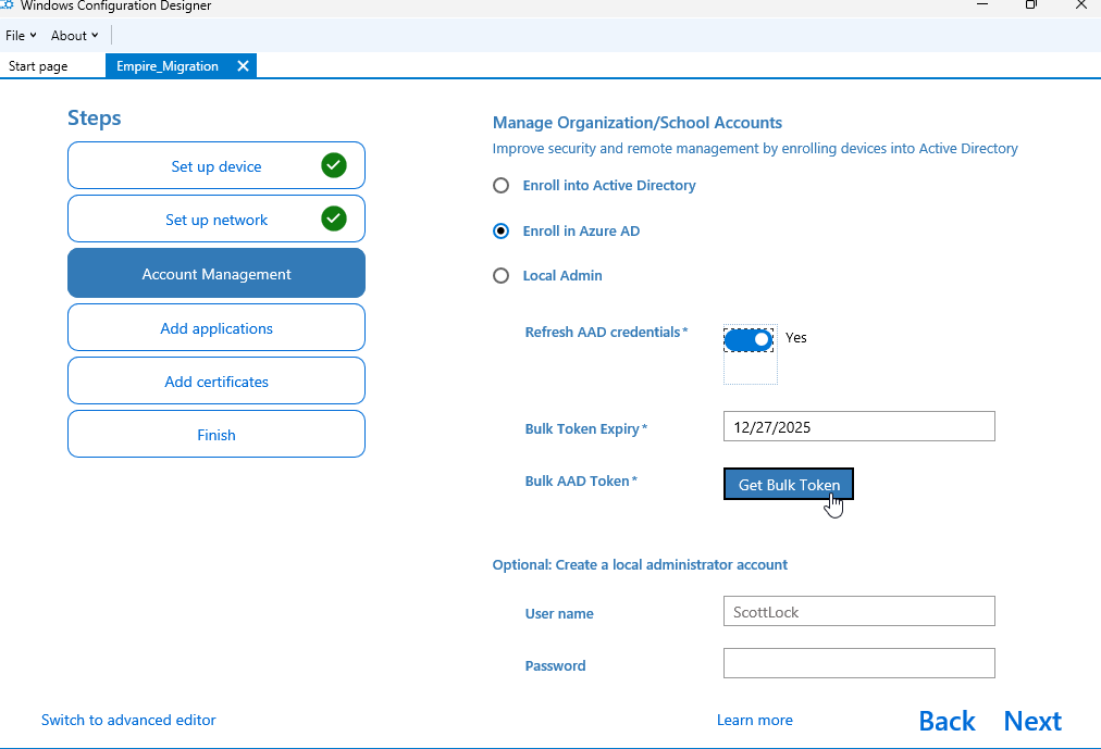 Intune Device Migration