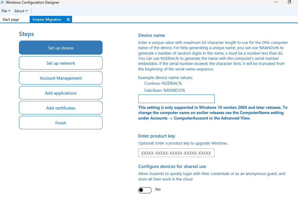 Intune Device Migration