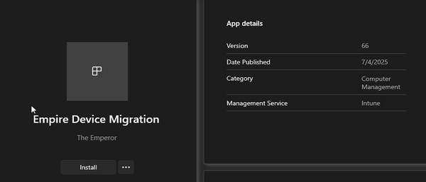 Intune Device Migration